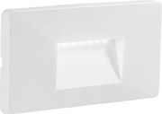 FAN INC-BREEN-506 BCO Zápustné venkovní svítidlo LED Breen, polykarbonát, bílá, 4 W, 380 lm, CCT, IP65, 9 x 19 x 10 cm - FANEUROPE