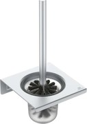 Ideal Standard ALU+ - WC štětka nástěnná s držákem, matné sklo/stříbrná BD593SI
