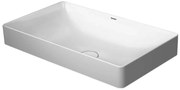 Duravit DuraSquare - Umyvadlová mísa 60x34 cm, DuraCeram, s WonderGliss, alpská bílá 23556000001