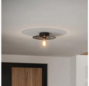 Eglo 44028 - Stropní svítidlo LINTMILL 1xE27/40W/230V šedá