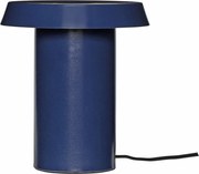Modrá kovová stolní lampa Keen - Hübsch