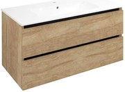 Sapho Ezara - Umyvadlová skříňka, 100x46x52 cm, 2 zásuvky, dub Alabama EZ101-2222