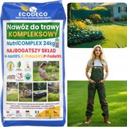 Hnojivo na trávy 24 kg Letní podzimní komplex pro trávníky s více složkami
