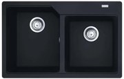 Franke Urban - Fragranitový dřez UBG 620-78, 78x50 cm, matná černá 114.0700.117
