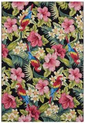 Hanse Home, Kusový koberec Flair 105619 Tropical Feeling Multicolored – na ven i na doma, 200x285, vícebarevná, chodba / předsíň