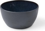 Černá/modrá miska z kameniny 600 ml Gastro Dark Blue/Black – Bitz