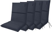 Doppler CITY 4412 - set 4 ks polstrů na křeslo s nízkým opěradlem