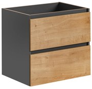Comad Koupelnová skříňka pod umyvadlo Monako Grey Oak 60 šedá/dub hamilton