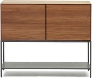 Nízká komoda v dekoru ořechu v přírodní barvě 97,5x80 cm Vedrana – Kave Home