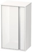 Duravit Ketho - Skříňka vysoká 88x50x36 cm, levá, lesklá bílá KT1266L2222