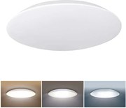 LED stropní světlo odolné vůči vlhkosti WO823 - průměr 28 cm, bílá