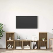 Sestava TV skříněk 3 ks Hnědá Kompozitní dřevo 3393254