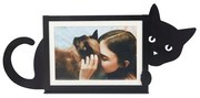 Černý kovový stojací rámeček 36x16 cm Hidden Cat – Balvi
