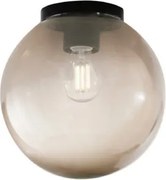 FAN I-POLLY-G25-GR Venkovní svítidlo Lumetto Polly, plast, šedá, 1 x E27, 26 x 25 cm, IP44 - FANEUROPE