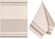 Bellatex Kuchyňská utěrka 1 ks 50x70 cm Béžová,Hnědá