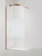Sprchová zástěna SAT Walk-in 110 cm broušený rose gold SATBWI110MPPRRG