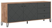 Komoda SULA dub craft/černá 5904804533632