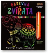 Barevná zvířata - vyškrabávací obrázky