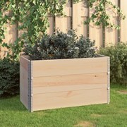Vyvýšené záhony 3 ks 50 x 100 cm masivní borové dřevo 3055165
