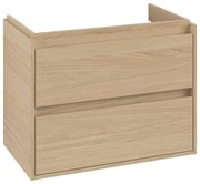 Villeroy & Boch Skyla - Umyvadlová skříňka, 77x60x44 cm, 2 zásuvky, Nordic Oak C79600VJ