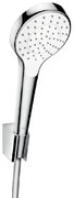 Hansgrohe Croma Select S - Set sprchové hlavice, držáku a hadice 1,60 m bílá/chrom 26410400