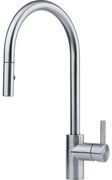 Franke Eos Neo - Dřezová baterie FC 0045.501 s výsuvnou koncovkou, nerez 115.0590.045