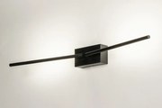 Nástěnné minimalistické LED svítidlo Grado Black Dualle