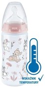 NUK Láhev s indikátorem teploty 300ml Disney Bambi