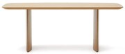 Jídelní stůl v dekoru dubu v přírodní barvě 100x200 cm Litto – Kave Home