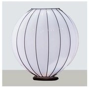 SIRU - Stolní lampa SFERA 1xE27/60W/230V černá/bílá benátské sklo