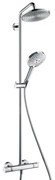 Hansgrohe Raindance S, sprchový set Showerpipe 240 s termostatem, 3 proudy, EcoSmart 9 l/min, chromová, HAN-27116000