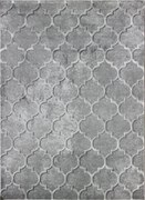 BE Koberec Elite 17391 GREY - šedý obdélníkový Rozměr: 60x100 cm