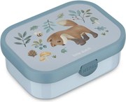 Světle modrý plastový dětský svačinový box Forest Friends by Little Dutch – Mepal