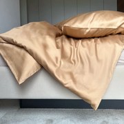 HEDDA Povlečení bavlněný satén Laila cinnamon rozměr: povlečení na peřinu 140 x 200 cm