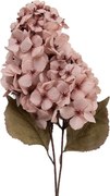 Dekorace umělá květina hortenzie s růžovým květem - 12*12*90 cm