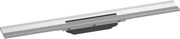 Hansgrohe RainDrain Flex, vrchní sada sprchového žlabu 1200, zkracovatelný, pro instalaci ke zdi, kartáčovaná nerezová ocel, HAN-56054800