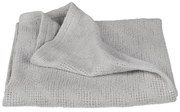 Světle šedá pletená dětská deka z bio bavlny 80x80 cm Lil Planet – Roba