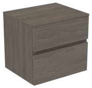 Ideal Standard Finesse - Umyvadlová skříňka, 60x51x56 cm, 2 zásuvky, Dark Elm E3433UR