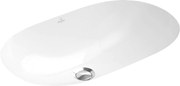 Villeroy & Boch O.novo - Vestavné umyvadlo 53x32 cm, s přepadem, Ceramicplus, bílá 416250R1