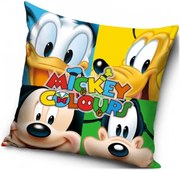 Polštář Mickey Mouse Colours - motiv Disney Gang - 40 x 40 cm