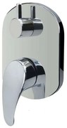 Mereo Sonáta - Baterie pod omítku, pro 2 spotřebiče, s tělesem, chrom CB60106B