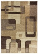 Oriental Weavers, Kusový koberec Portland 1597 AY3 D, 67x120, hnědá, chodba / předsíň