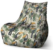 Sedací vak Bean tukan - dětský, barevná