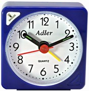 Adler RE03 modrý - malý budíček s osvětlením