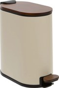 Koupelnový koš ARGILEO, 5 L, bambusový - béžový