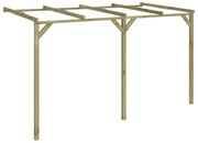 Zahradní pergola ke zdi 2 x 4 x 2,2 cm dřevo