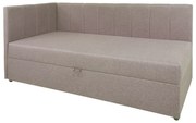 Válenda LAMBO 2, 90x200 cm Hnědá Panty vpravo