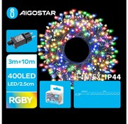Aigostar - LED Venkovní vánoční řetěz 400xLED/8 funkcí 13m IP44 multicolor
