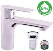 RAV SLEZÁK Vltava umyvadlová baterie s clic-clacem chrom VTE427.0K