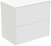 Ideal Standard Conca - Umyvadlová skříňka, 60x55x37cm, 2 zásuvky, matná bílá T4327Y1